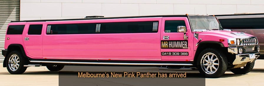 Pink Hummer Limo Hire Photos