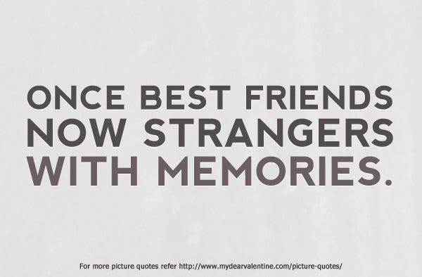 Lost Friendship Meme
