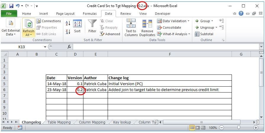 Data Mapping Template Excel Mapping Salesforce And Excel With