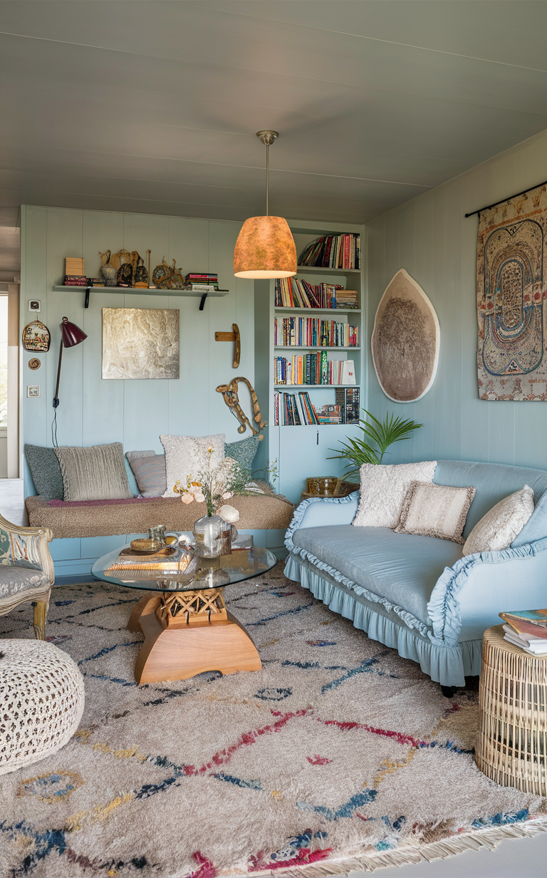 Blue Boho Den
