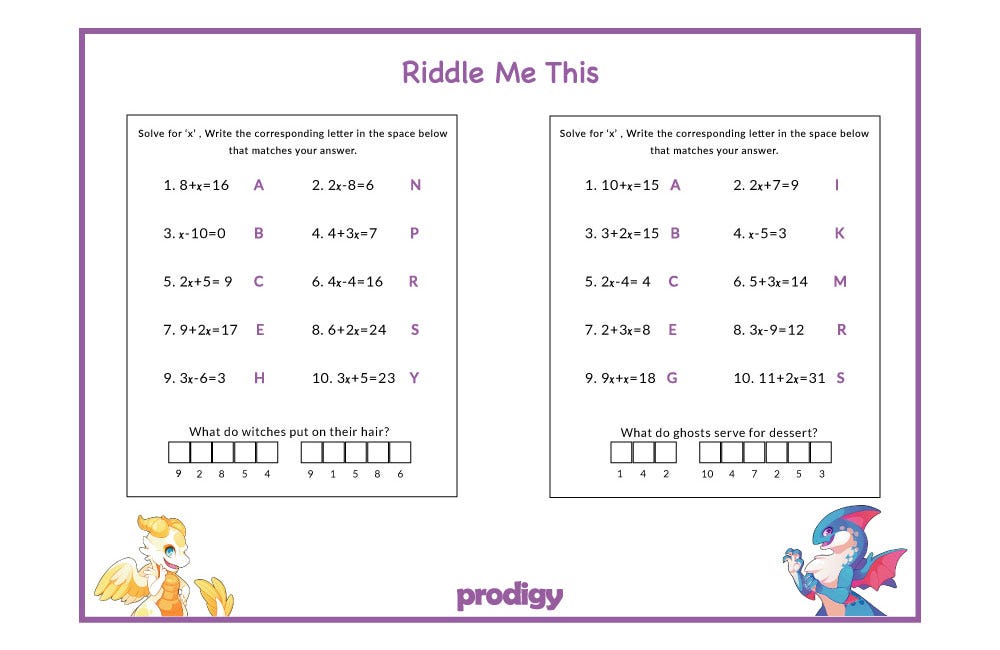 Maths Is Fun Algebra Worksheet