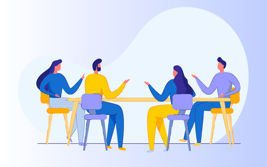 Group Interview Clipart