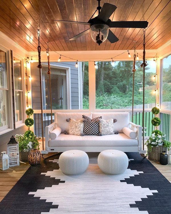 Simple Back Porch Ideas
