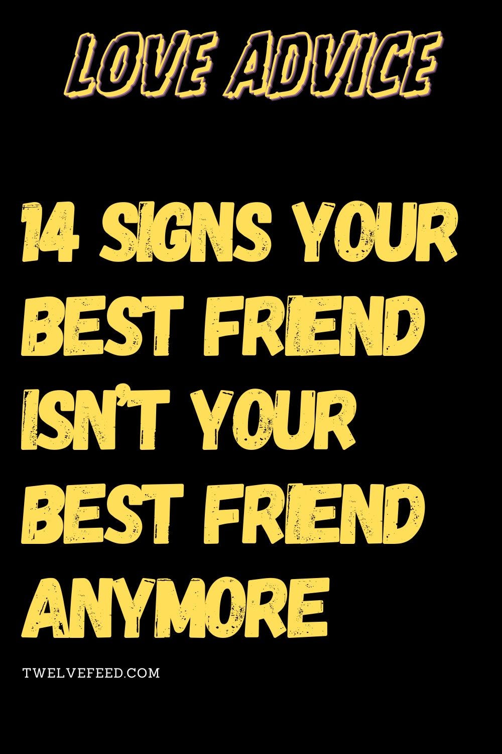 Not True Friend Signs
