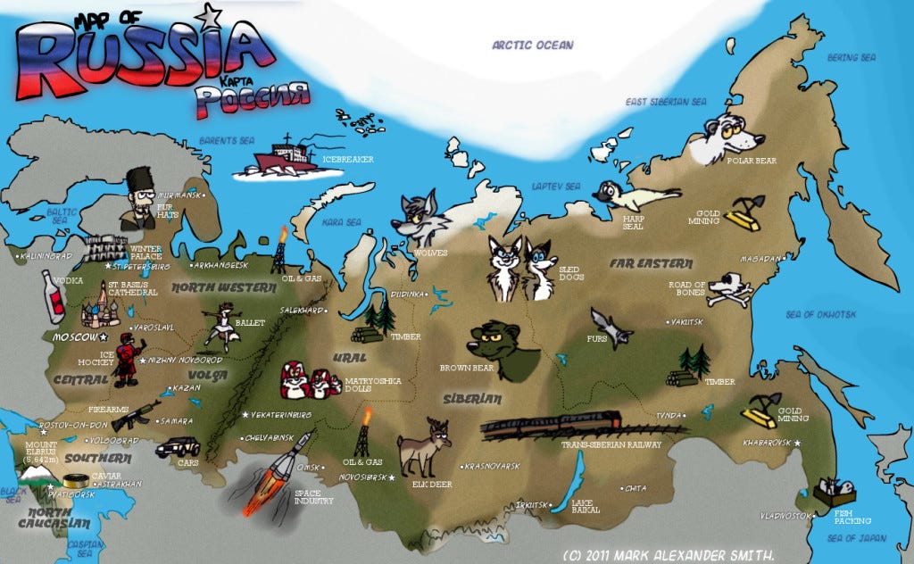 Physical And Human Features Of Russia