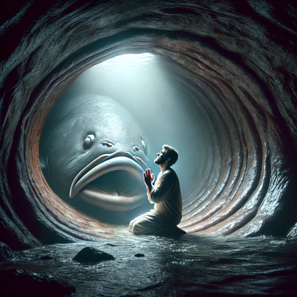 Jonah Praying Inside The Fish YES Lord – To Receiving Your