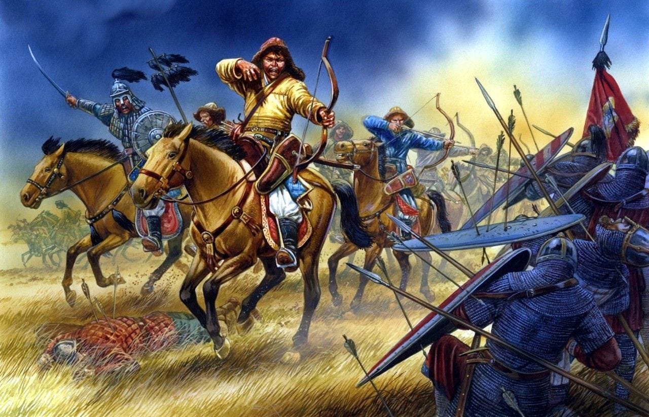 Mongols Great Wall Growth Of The Mongol Empire, 1206 1294 YouTube