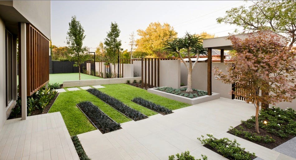 Modern House Design Garden