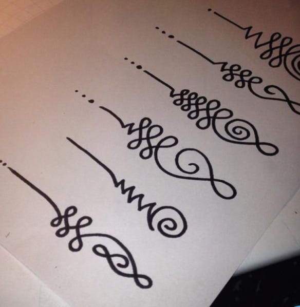 Female unalome tattoo meaning - Bronctattooaus.com