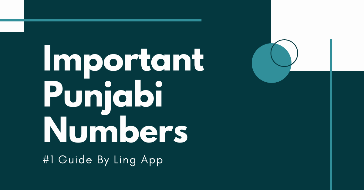 Punjabi Numbers 1 100 Chart