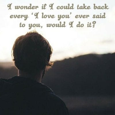 Sad Love Quotes For Boys