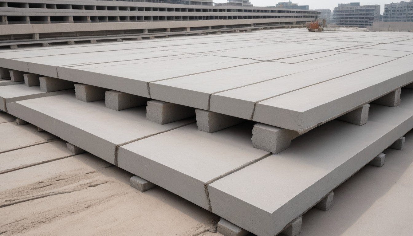 Prefabricated Concrete Slabs AD 313: Precast Concrete Floors In Steel
