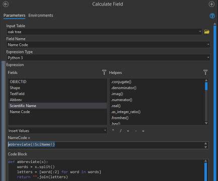 Arcgis Python Field Calculation Basics