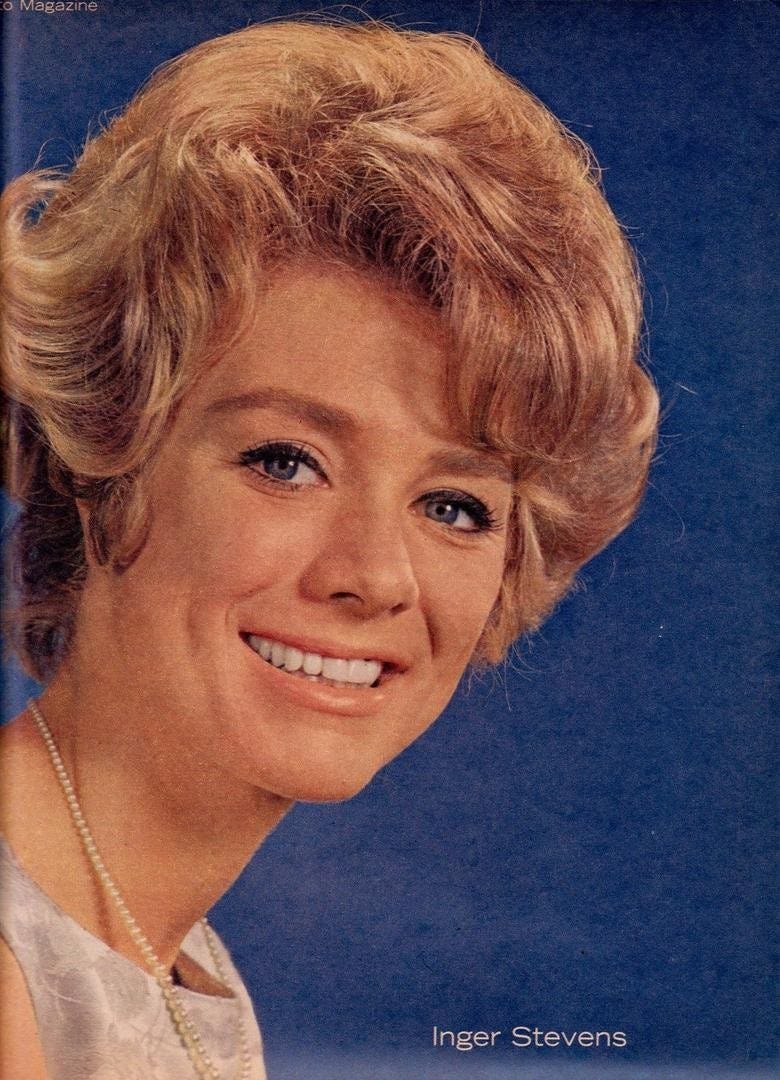 Inger Stevens's Instagram, Twitter & Facebook on IDCrawl