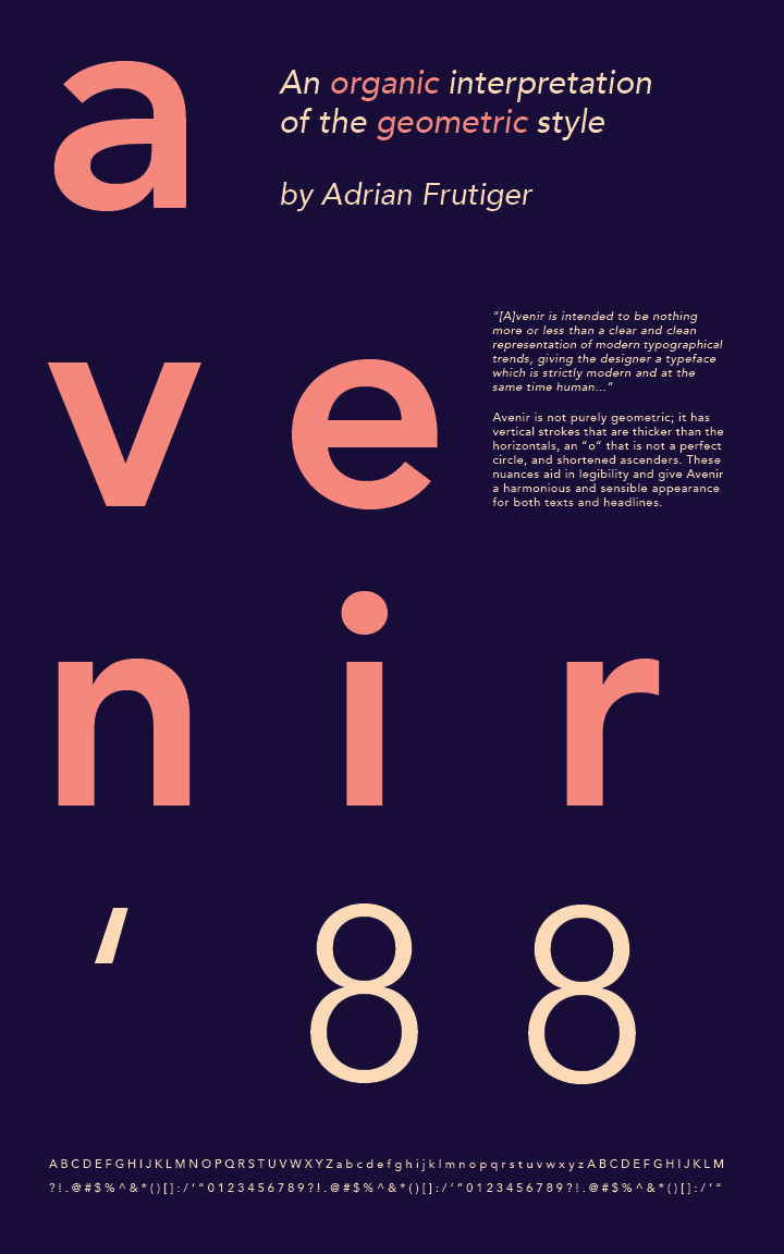 Avenir Font Logo Avenir® Font Family | Fonts.com