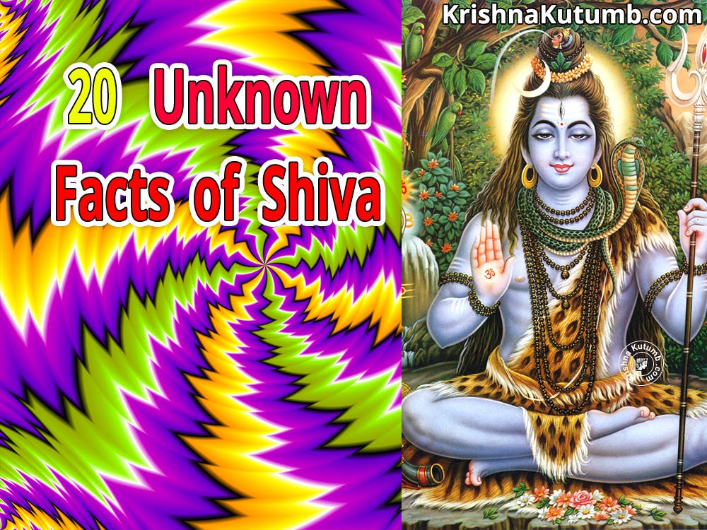 Hinduism God Shiva Facts