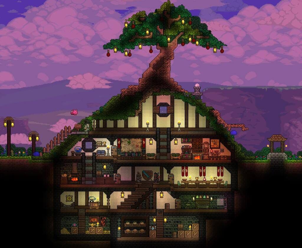 Terraria Base Designs My First Expert Mode Base | Terraria Amino Amino