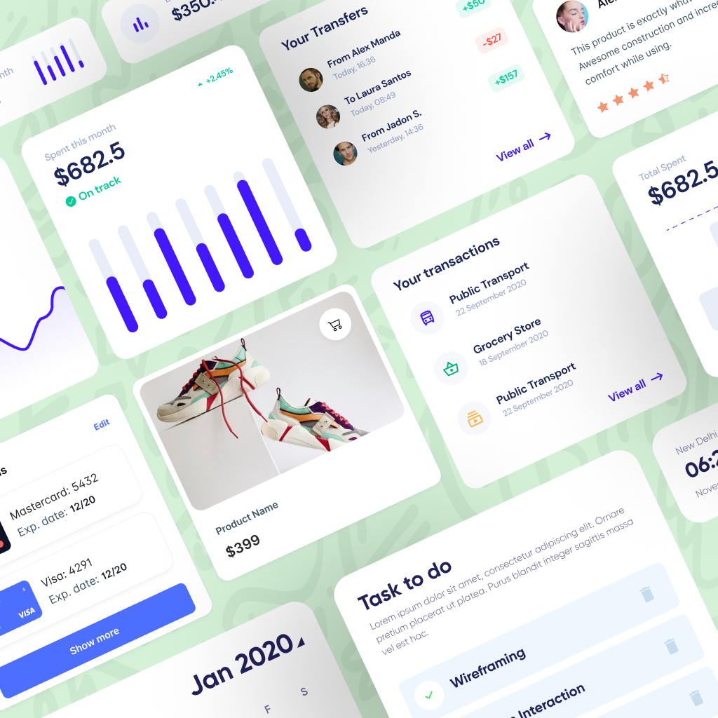 Card With Icon Ui Design