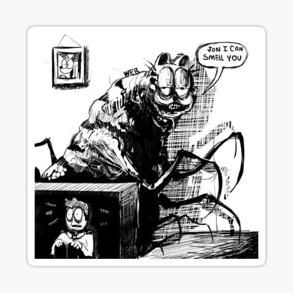 Garfield Black And White Cat