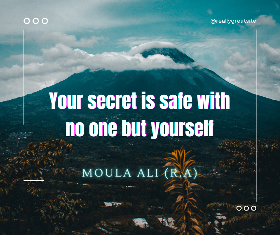 Secret Safe Quotes