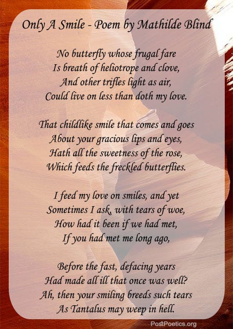 Famous Poems About Smiles