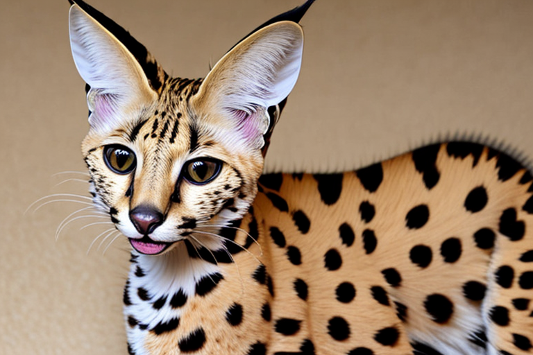African Serval Cat Attacks