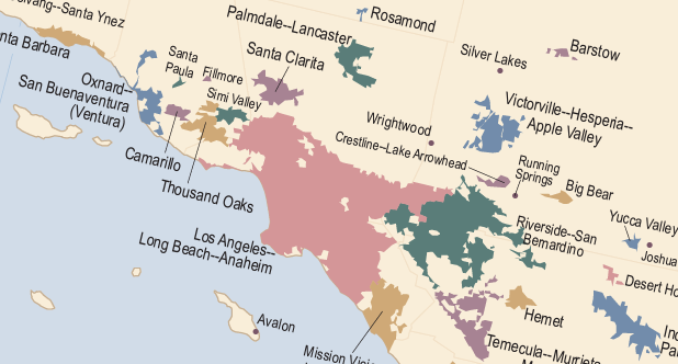 Map Of The Inland Empire Ca Cities