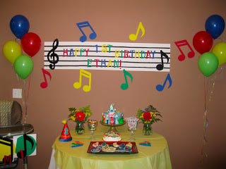 Music Theme Decorating Ideas