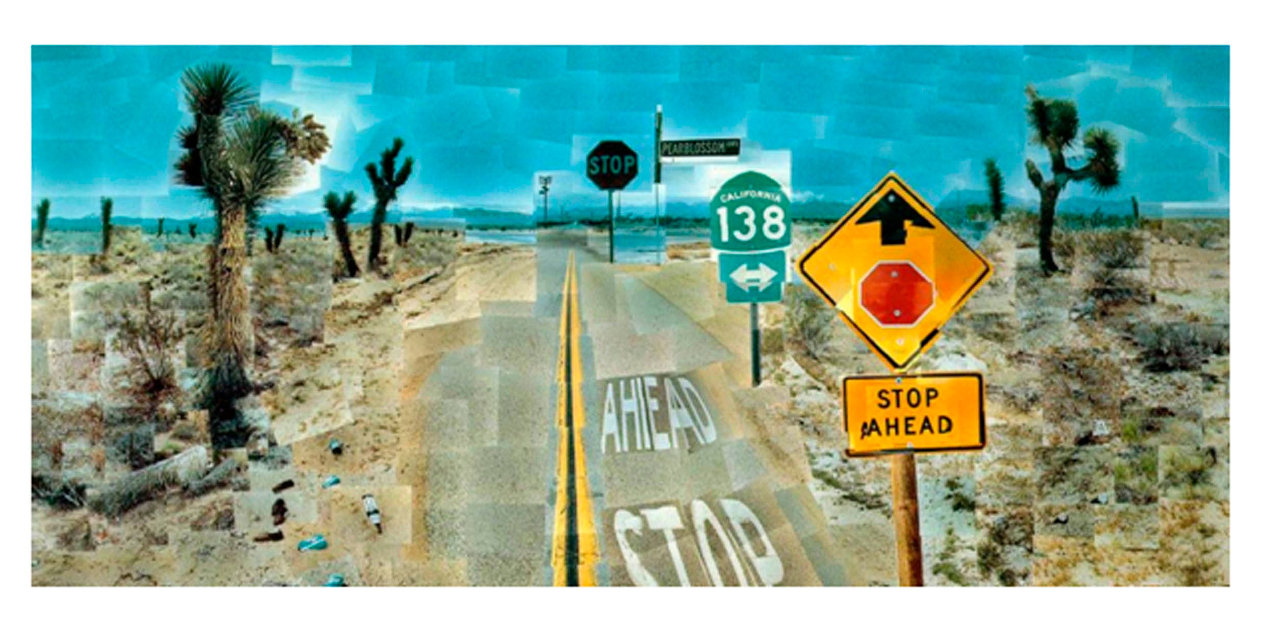 Collage David Hockney Art