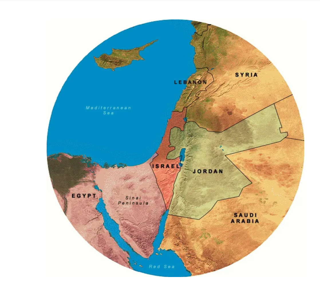 1967 Israel Borders Versus Today