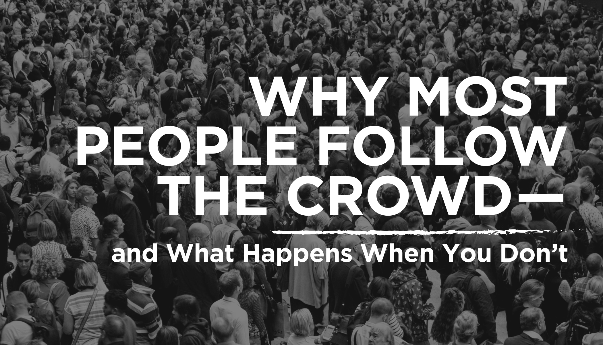 Following The Crowd Quote People, Like Sheep, Tend To Follow A Leader