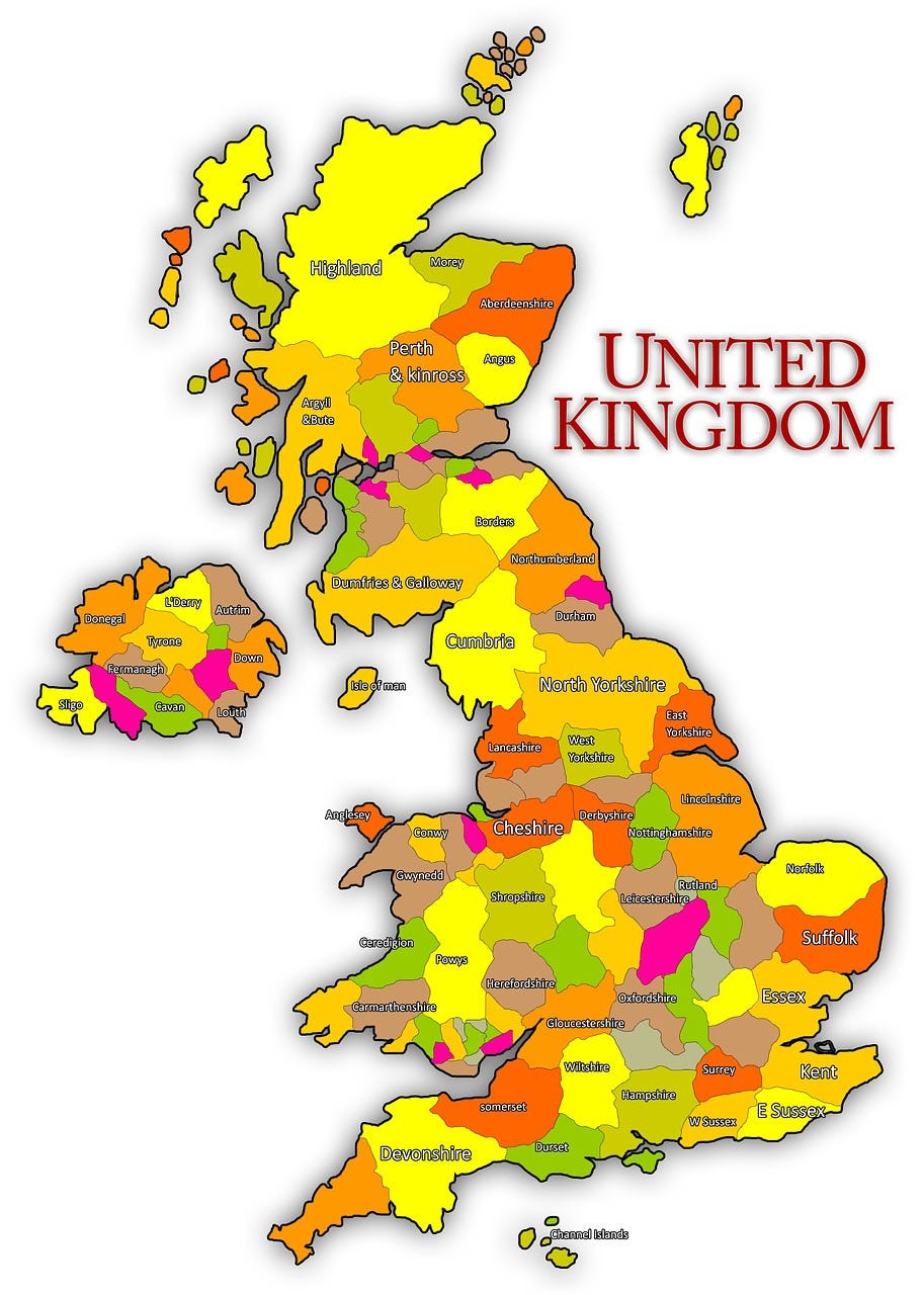 Manchester United Kingdom Map