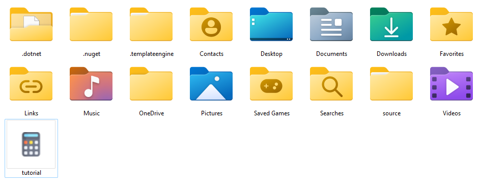 Team Explorer Icon System