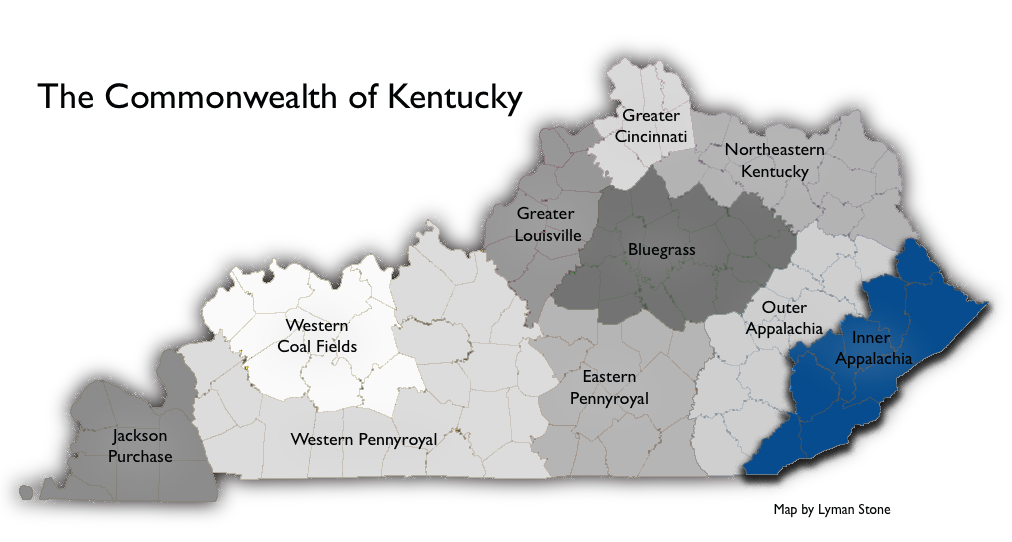 Map Of Eastern Kentucky Counties Map Of Eastern Kentucky Counties