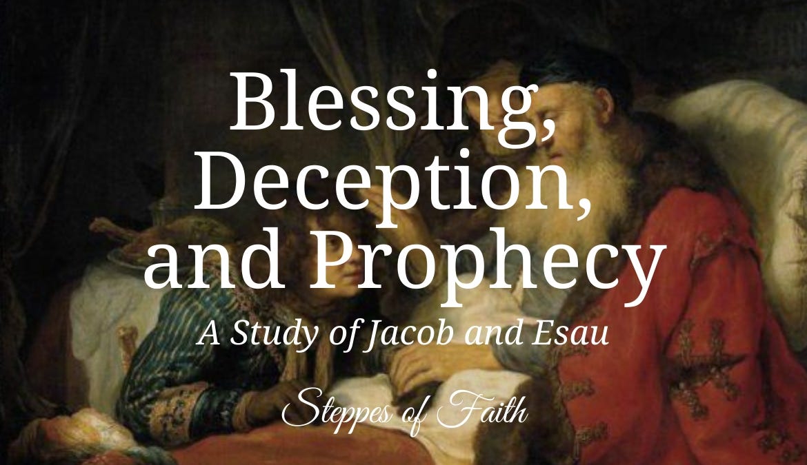 Jacob Deceives Isaac Bible Verse