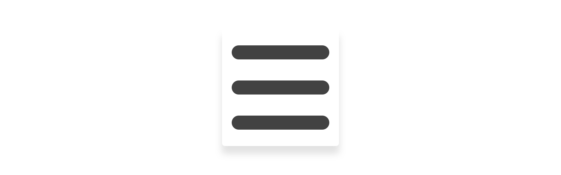 Hamburger Menu Icon