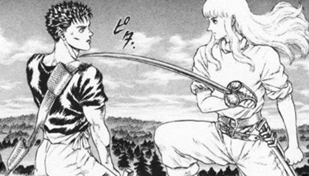 Berserk Guts And Griffith Art