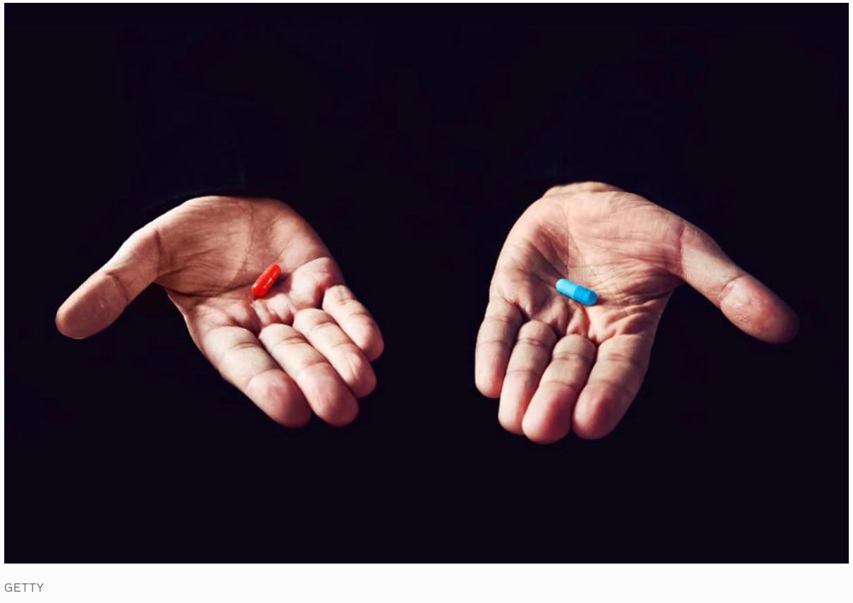 Red Pill Blue Pill Meme