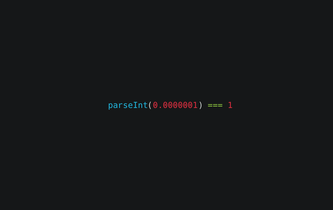 Javascript Parseint