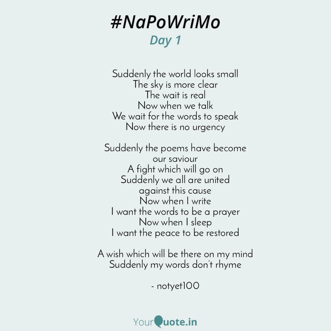 Short Poems That Dont Rhyme