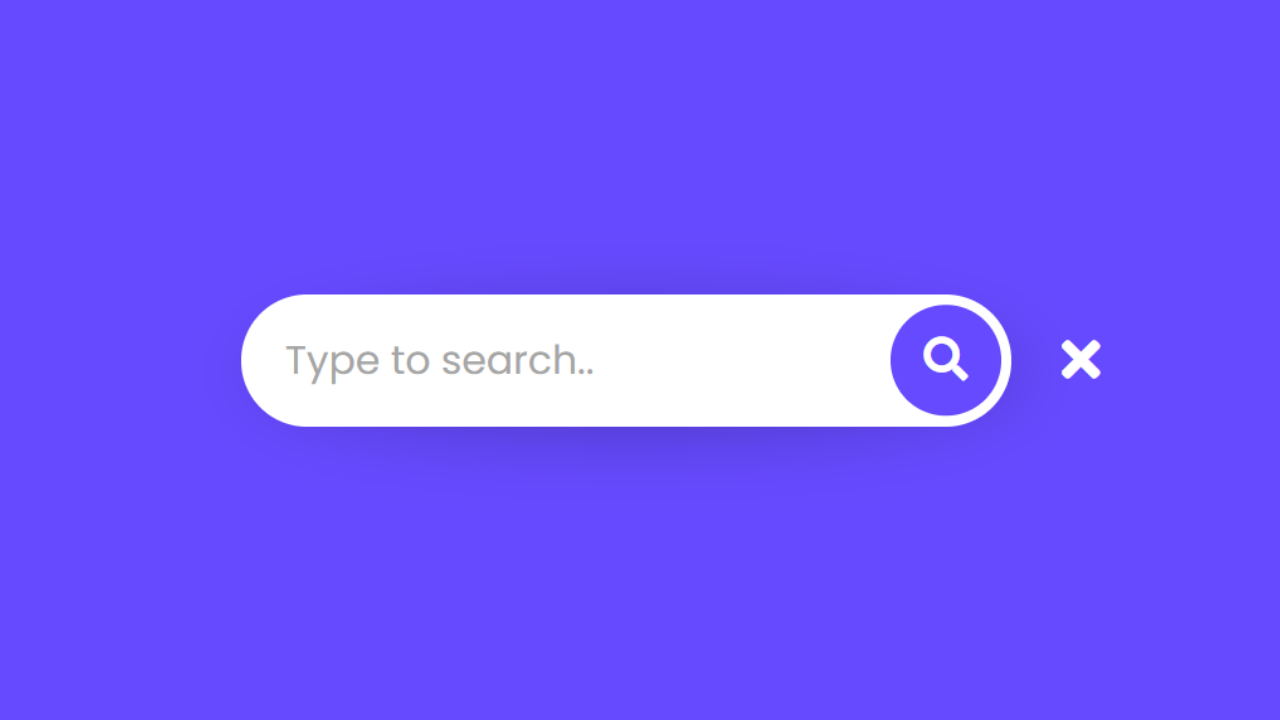 Simple Search Box Simple Search Bar. Horizontal Linear Border With