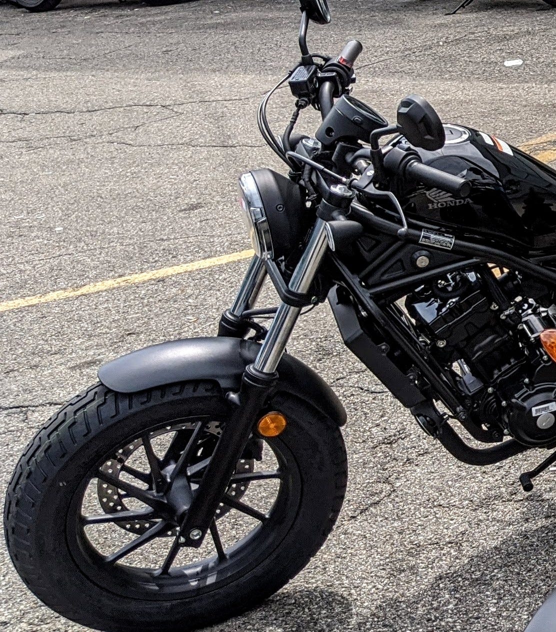 Rebel With Straight Handlebars