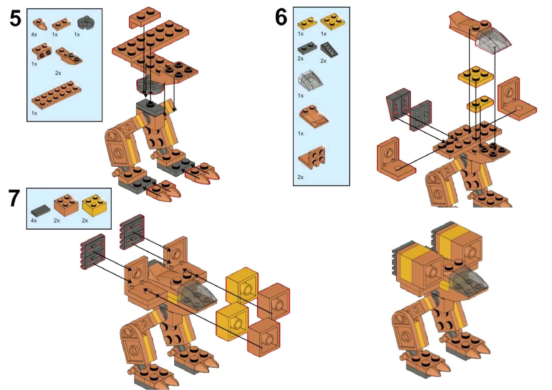 Catapult Mech Lego