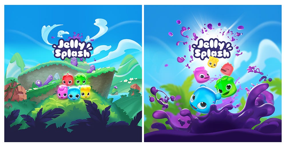 Jelly Splash Vector