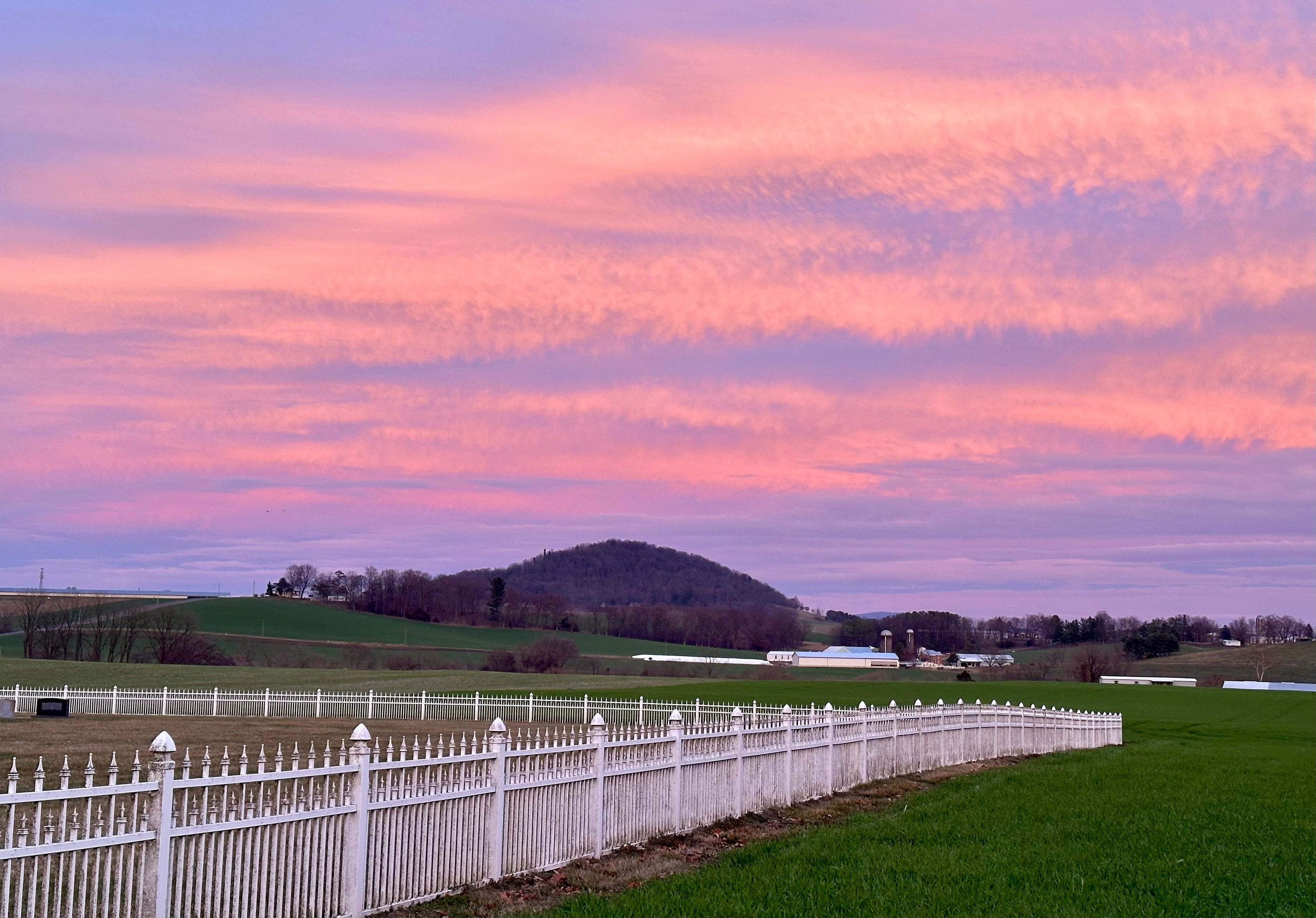 Old West Purple Sky Sunset