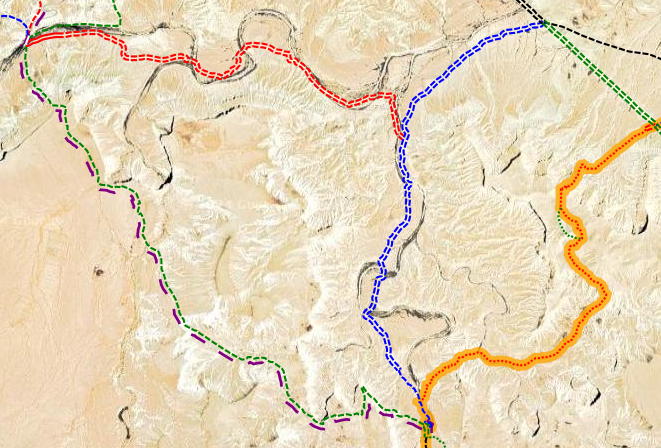 Negev Desert Map