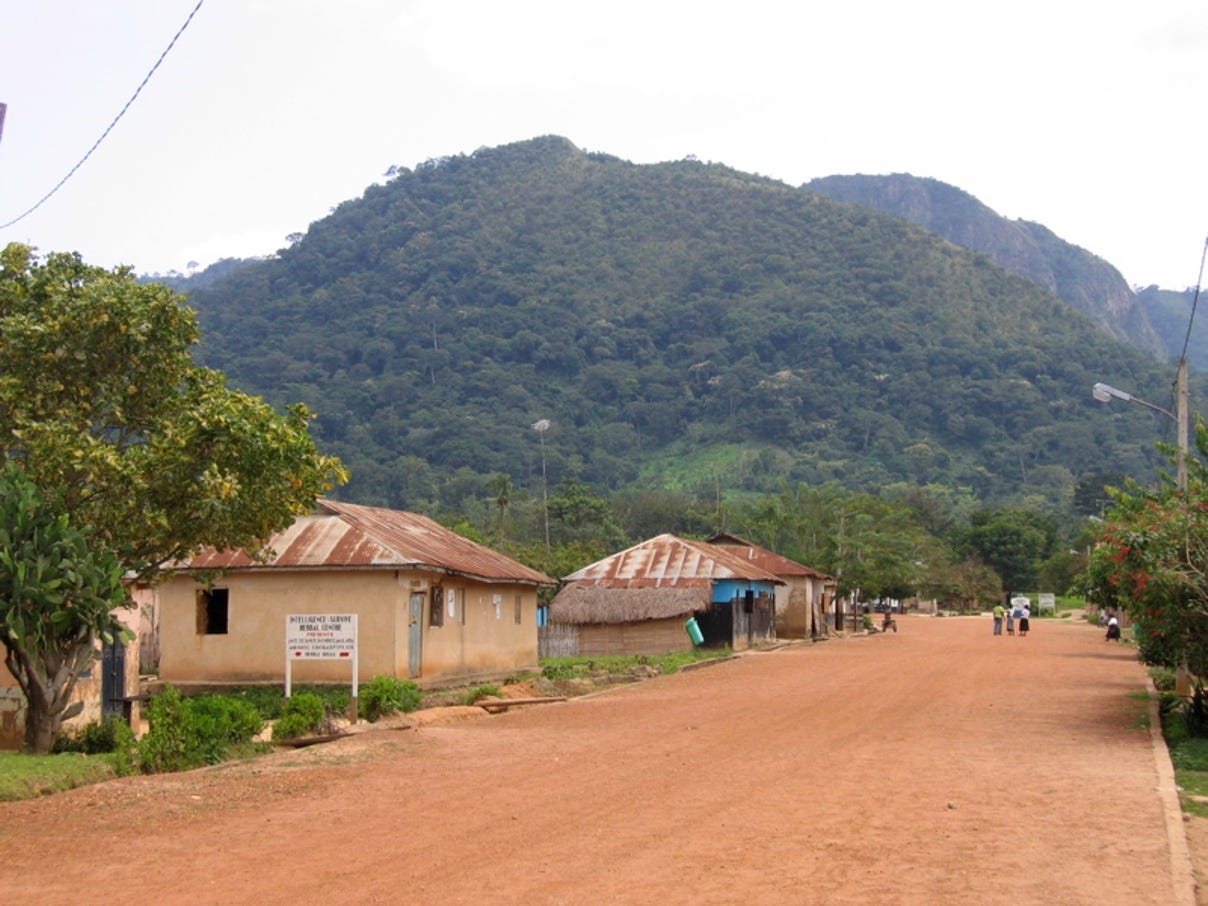 Mount Afadjato History
