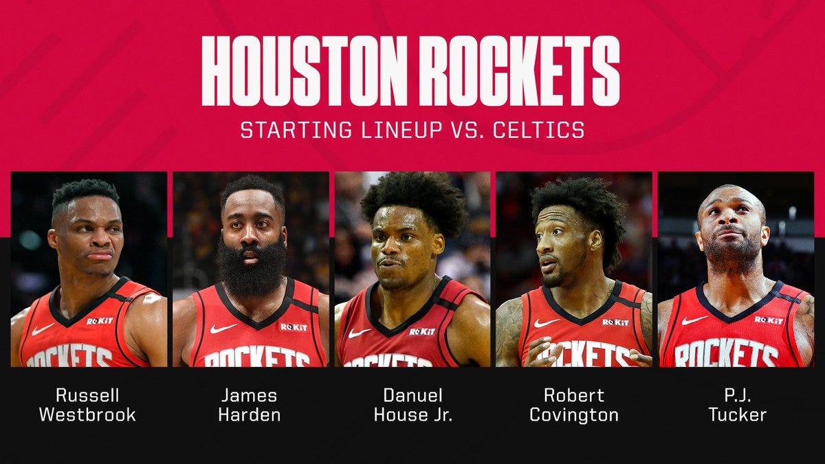 Houston Rockets Starting Lineup
