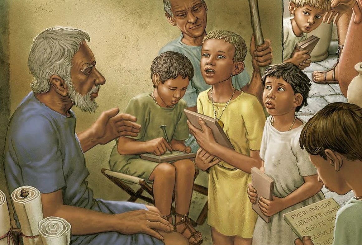 Education In Ancient Rome For Kids Augustus Roman Emperors Reading