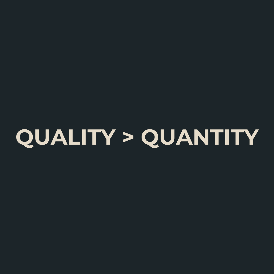 Quantity Vs Quality Quotes Quality Vs Quantity Words Depicting Balance